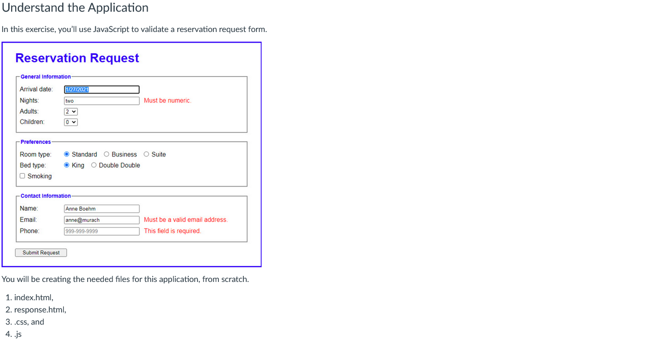 Solved Understand the Application In this exercise, you'll | Chegg.com