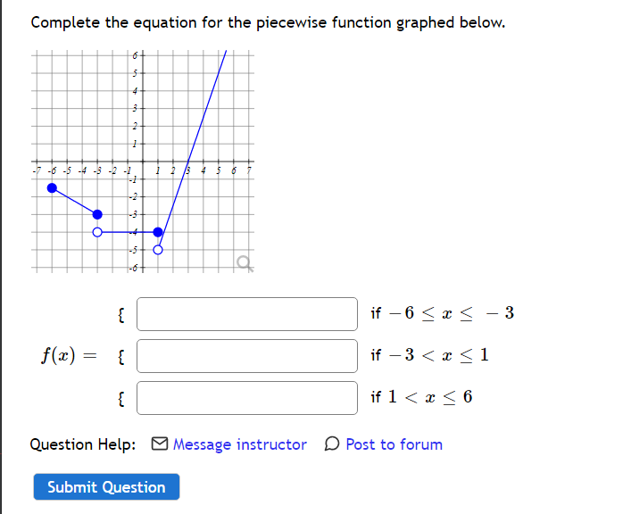 Solved Given the function 7x +1 x 0 | Chegg.com
