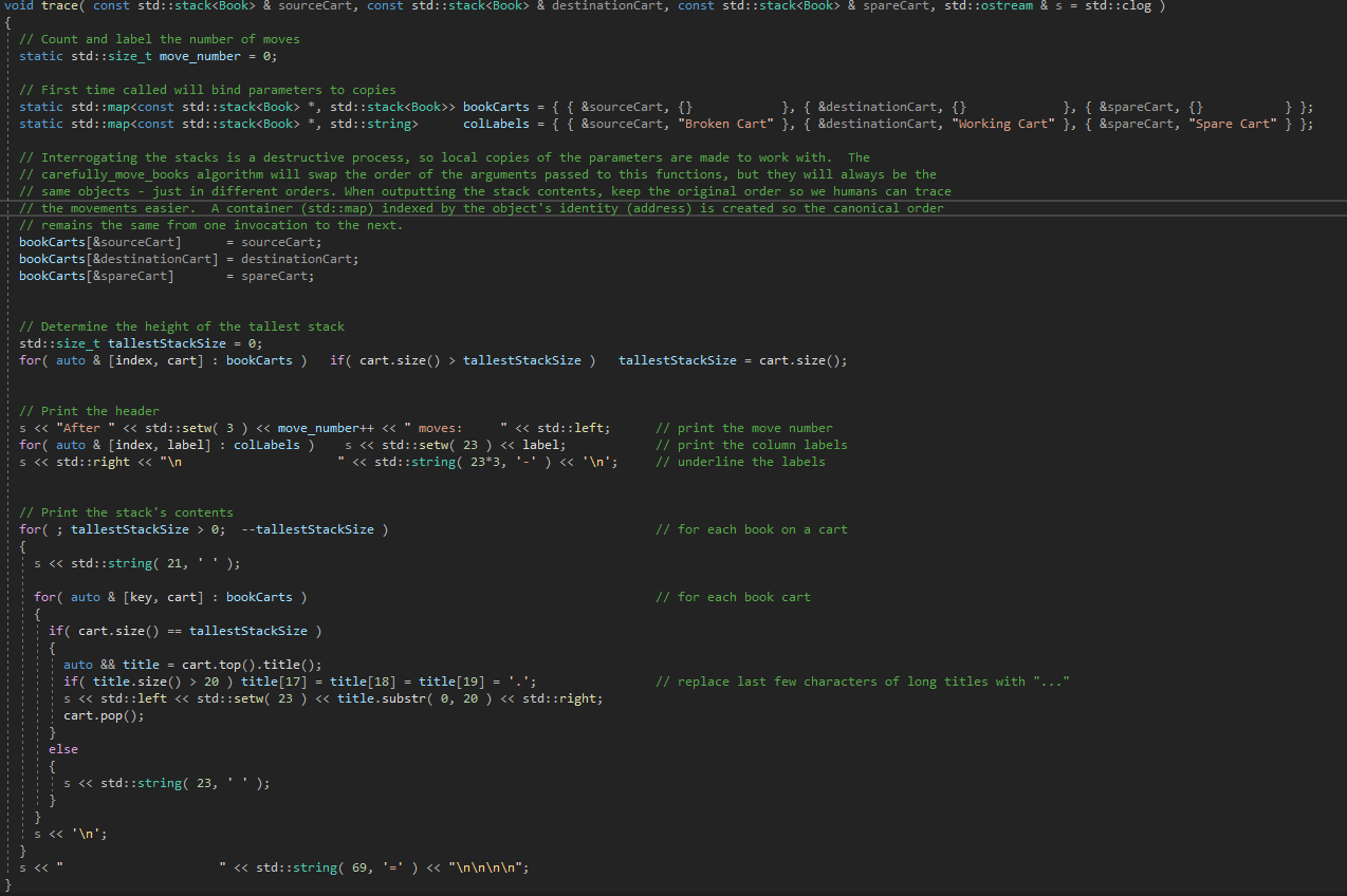 Solved A recursive algorithm to carefully move books from a | Chegg.com