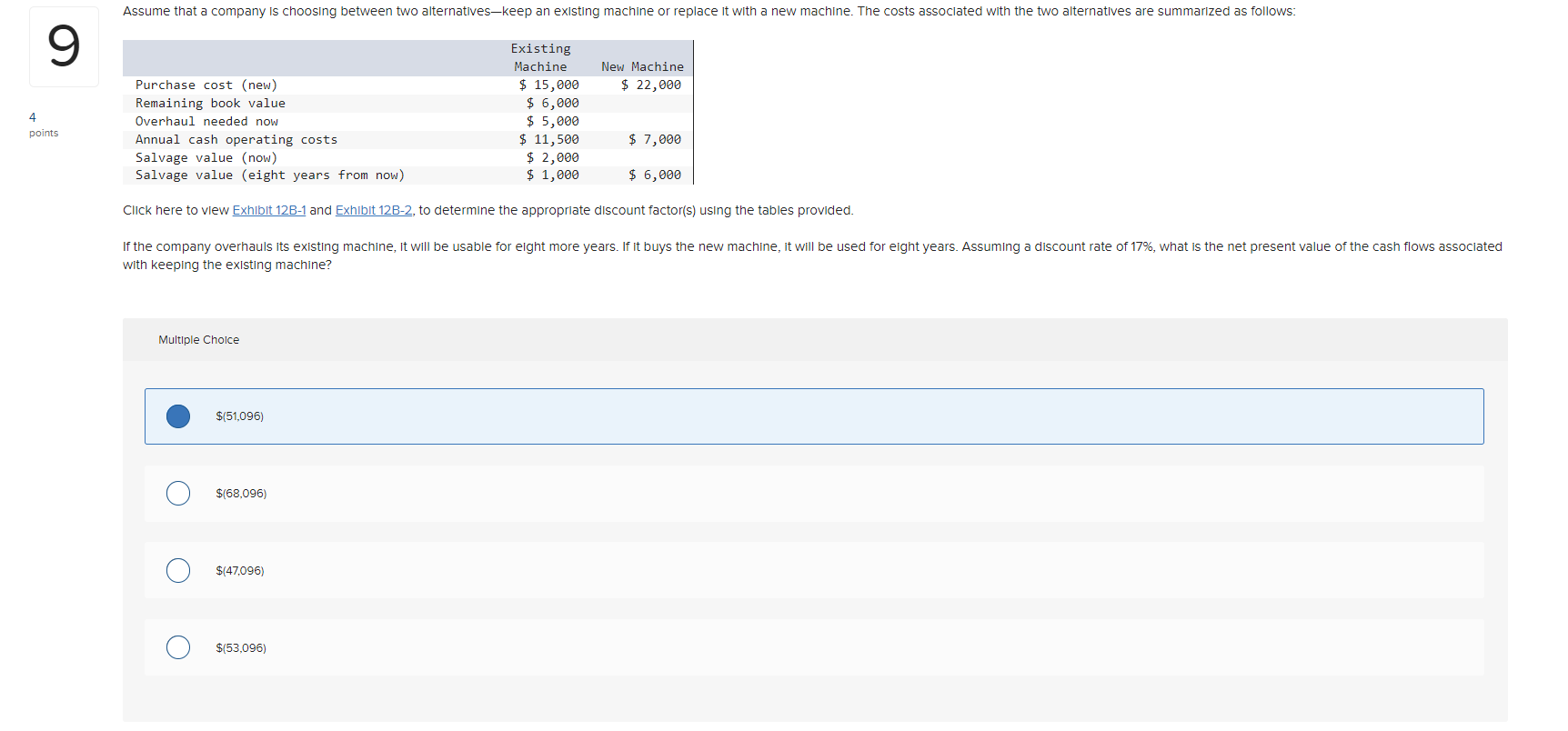 Solved Click here to view Exhibit 12B-1 and Exhibit 12B-2, | Chegg.com