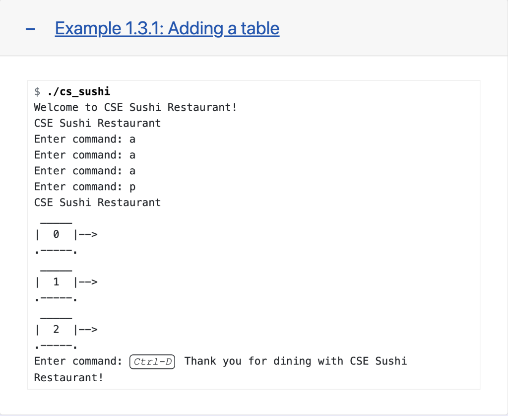 Solved restaurant is implemented as a linked list of tables, | Chegg.com