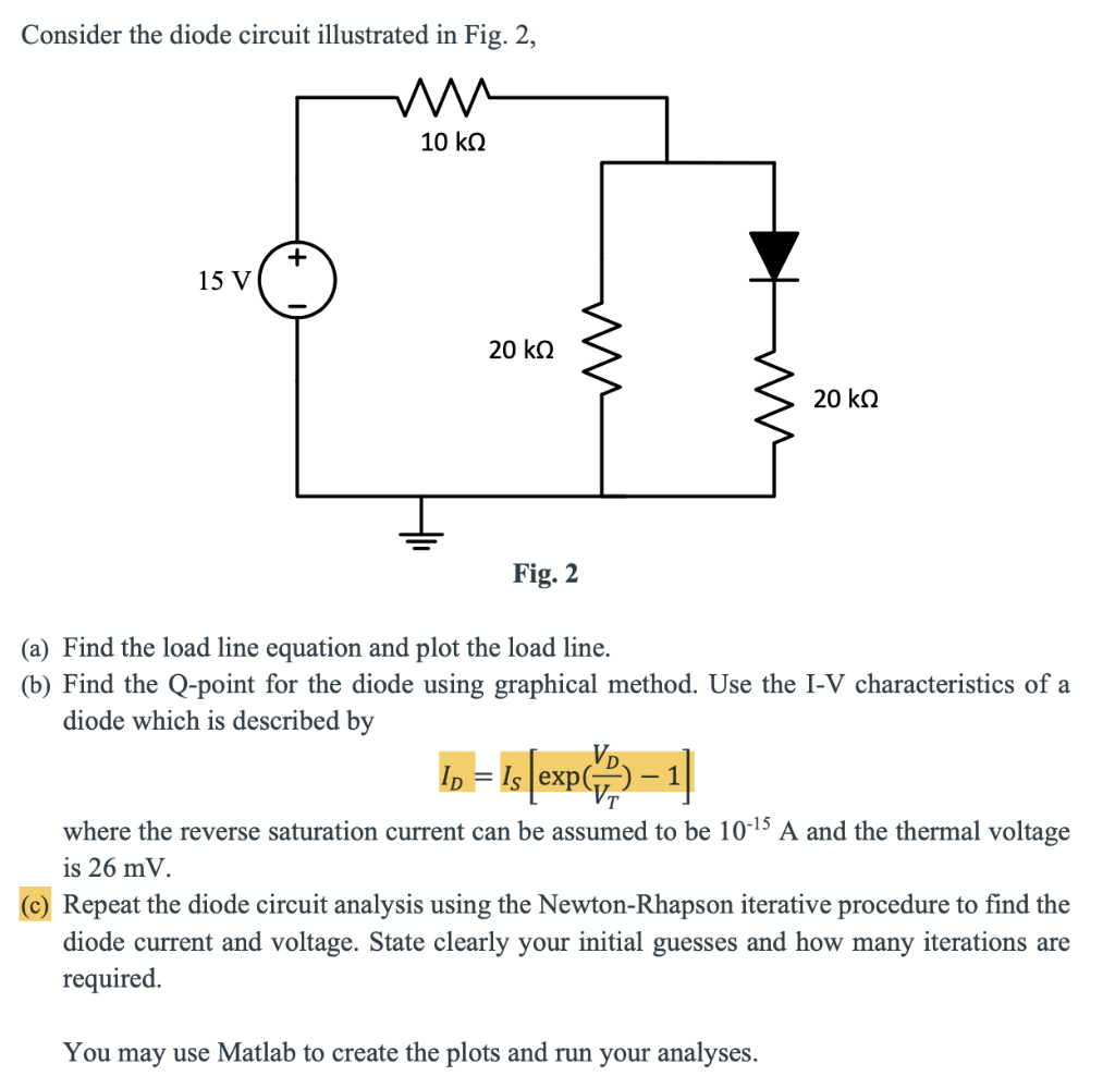 Solved Please answer question c) only using Matlab, thank | Chegg.com