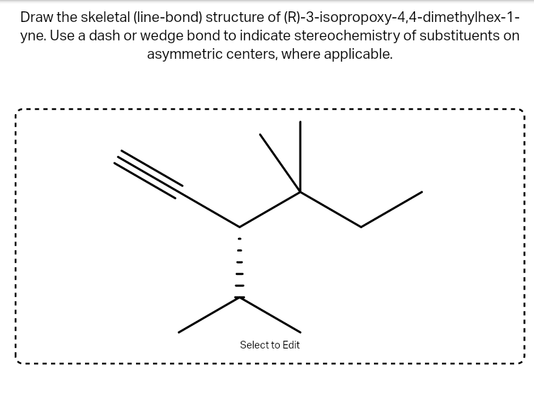Solved Draw the skeletal (line-bond) structure of | Chegg.com