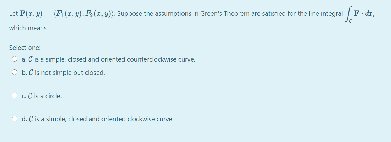 Solved Let F(x, y) = (F1(,y), F2 (x, y)). Suppose the | Chegg.com