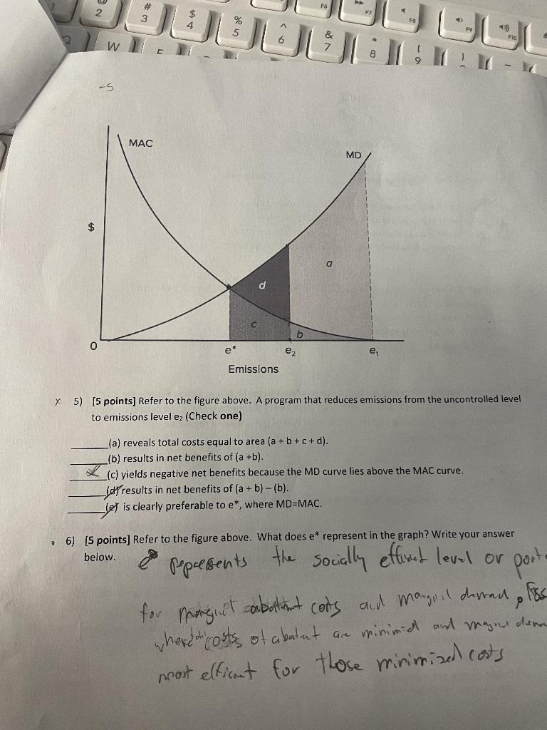 Multiple questions (Test corrections) - Environmental | Chegg.com