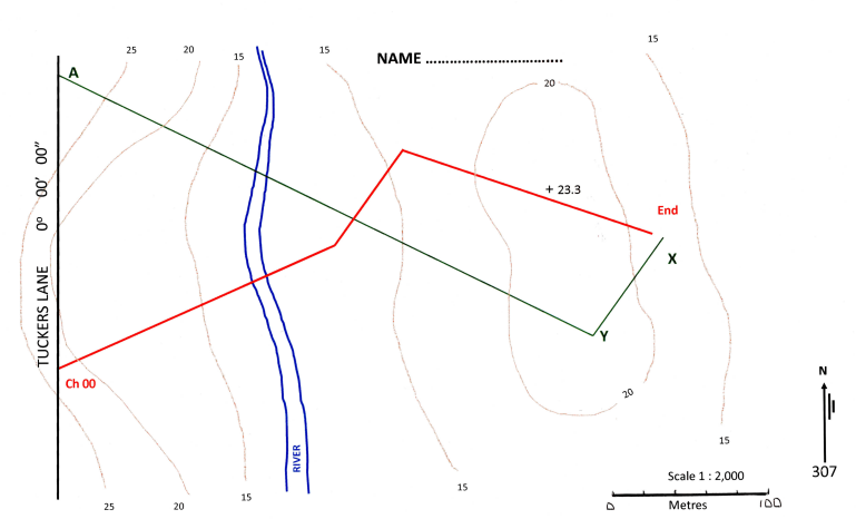 4) TRAVERSE CALCULATIONS TO SET OUT THE END OF THE | Chegg.com