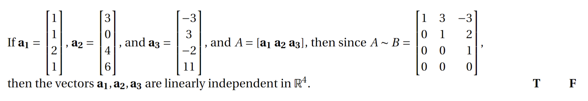 Solved If a1=⎣⎡1121⎦⎤,a2=⎣⎡3046⎦⎤, and a3=⎣⎡−33−211⎦⎤, and | Chegg.com