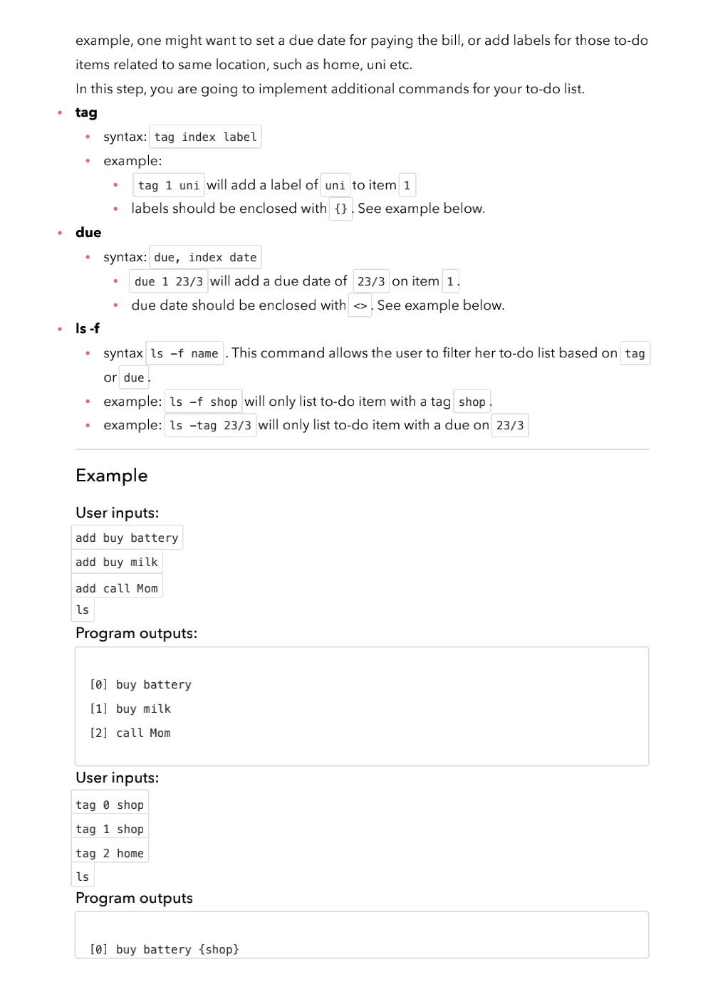 Solved To Do List Application Using Python Code In 0841