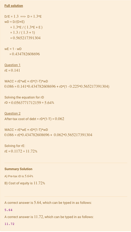 Solved Follow this working but use the numbers that are | Chegg.com Solved Follow this working but use the numbers that are | Chegg.com