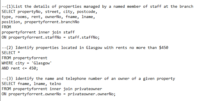 Solved SQL PROJECT Provide a separate document (i.e.,PDF, or | Chegg.com