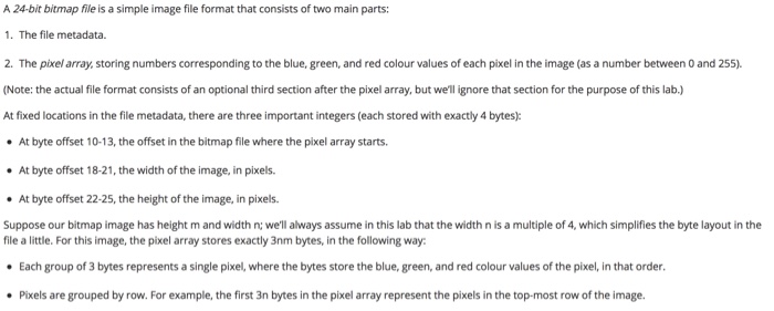 A 24 Bit Bitmap File Is A Simple Image File Format 