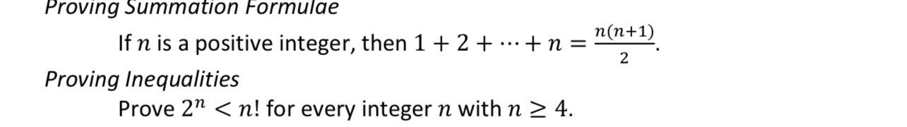 Solved Proving Summation Formulae If N Is A Positive