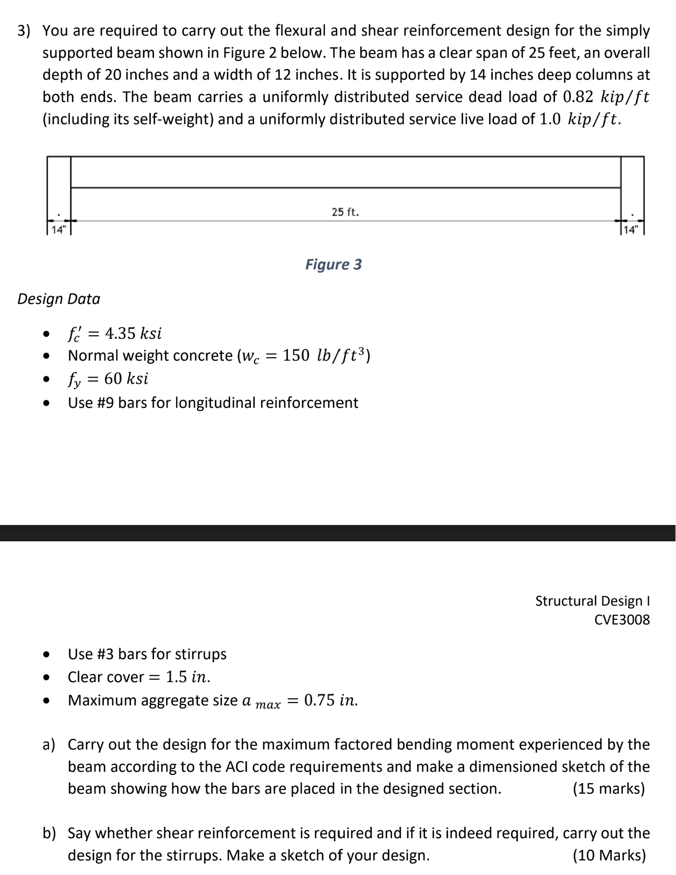 Solved You are required to carry out the flexural and shear | Chegg.com