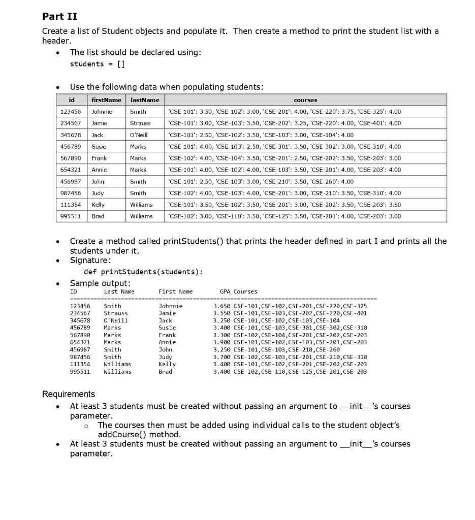 Solved Instructions - Please follow all instructions | Chegg.com