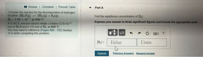 Solved แส Review l Constants ! Penodic Table Part A Consider | Chegg.com