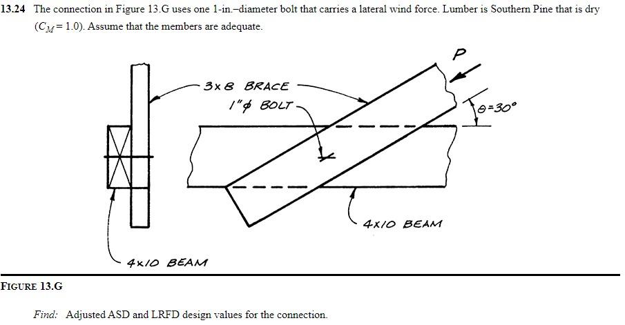 Solved 13.24 The connection in Figure 13.G uses one | Chegg.com