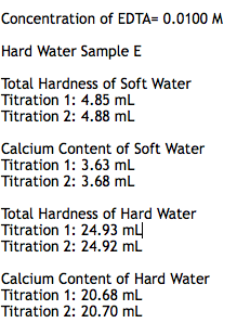 Solved 1. Calculate Total Hardness (express as | Chegg.com