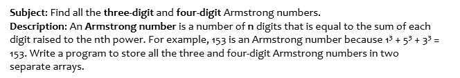 Solved Subject: Find all the three-digit and four-digit | Chegg.com