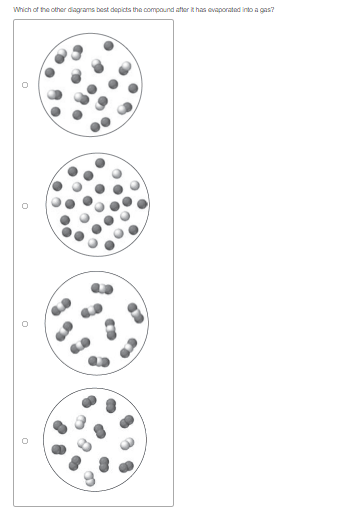 Solved The first diagram depicts a compound in its liquid | Chegg.com