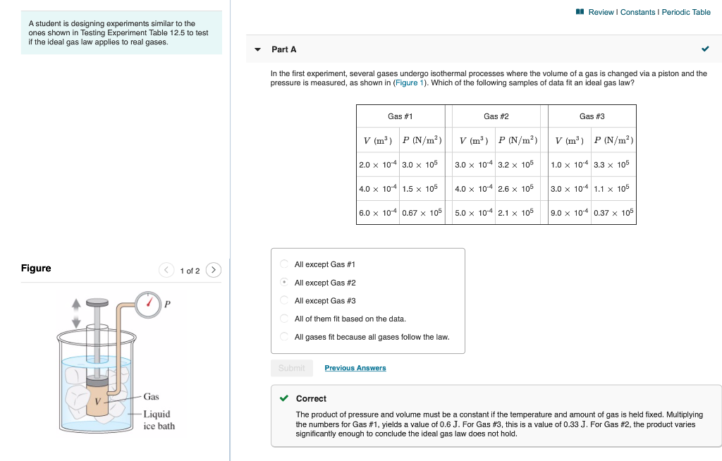 Solved MI Review | Constants Periodic Table A student is | Chegg.com