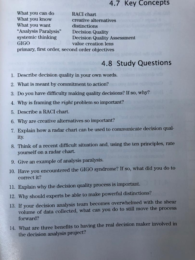 Solved 4.7 Key Concepts What you can do What you know What | Chegg.com