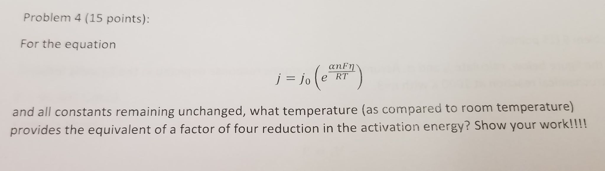 Problem 4 (15 points): For the equation απFή j = jo | Chegg.com