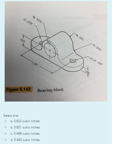 Solved Build the Bearing Block part in SolidWorks. Unit | Chegg.com