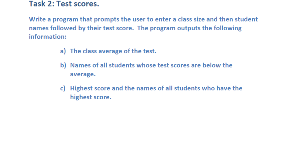 Solved Task 1: Array processing. Write a program that | Chegg.com