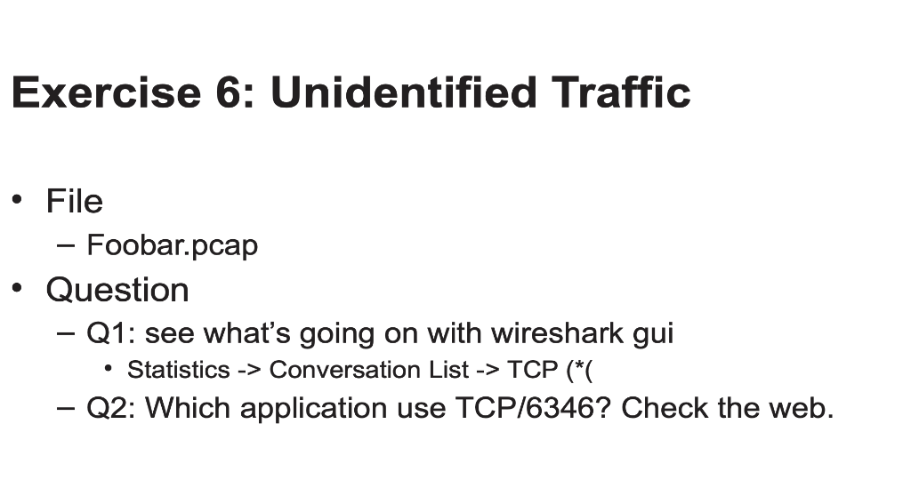 Exercise 5: Suspicious FTP activity File - ftp 1.pcap | Chegg.com
