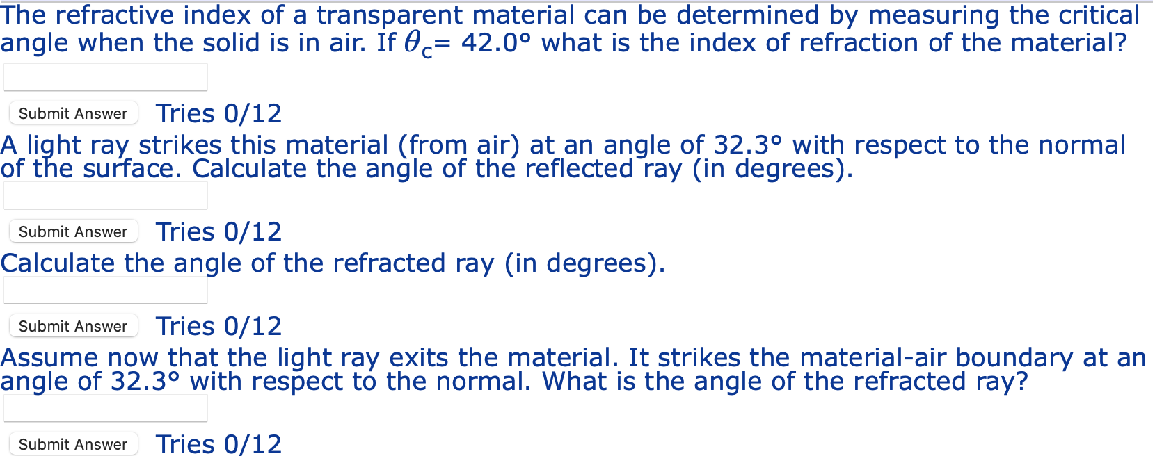 Solved The refractive index of a transparent material can be | Chegg.com