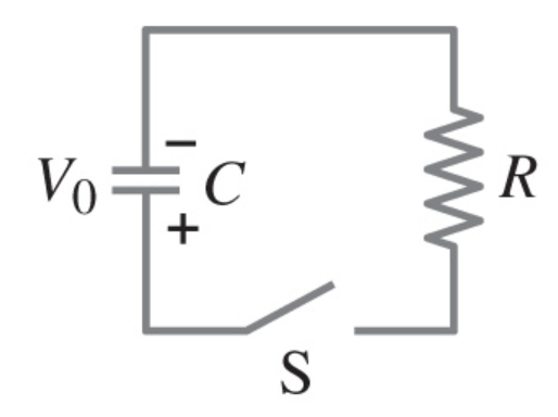 Solved The RC circuit of (Figure 1) has R=4.3kΩ and C=4.0μF. | Chegg.com