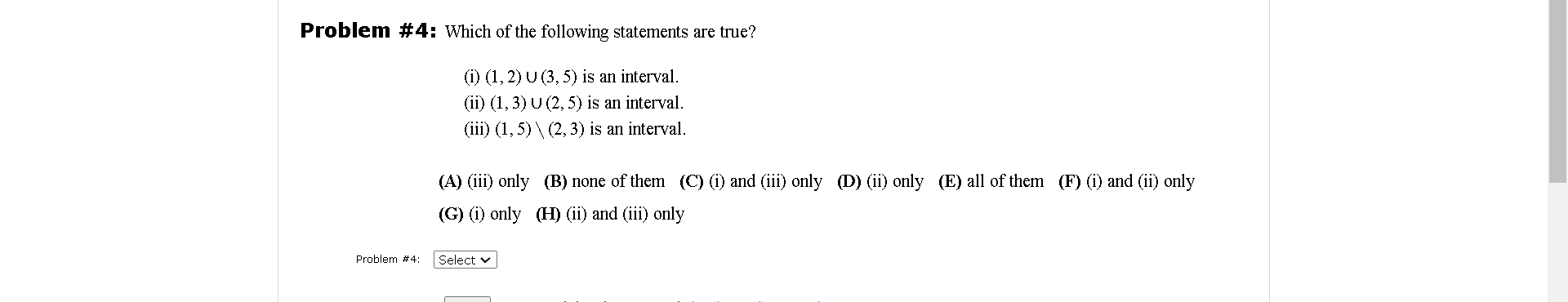 Solved Problem \# 4: Which of the following statements are | Chegg.com