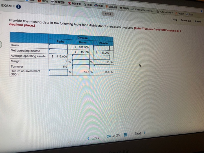 Solved Provide the missing data in the following table for a | Chegg.com