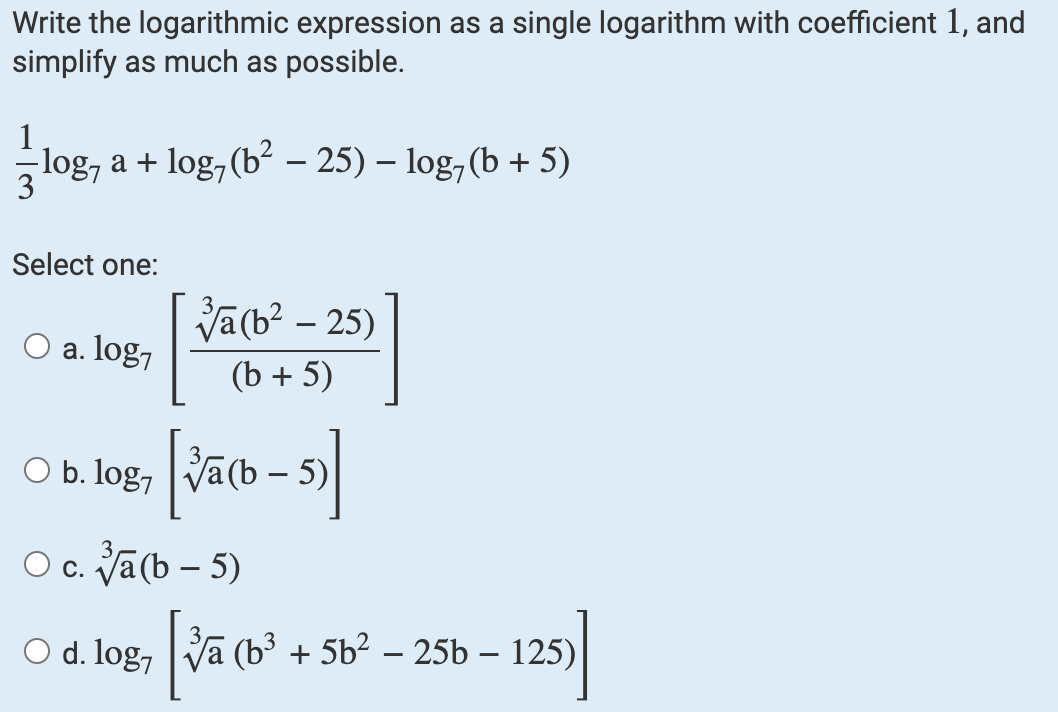 Solved Write the logarithmic expression as a single | Chegg.com
