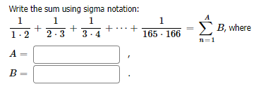 Solved Write the sum using sigma notation: | Chegg.com