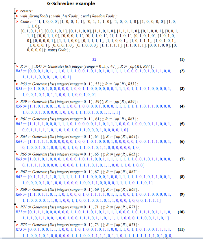 Solved 1. Study G-Schreiber cipher design. Describe known | Chegg.com