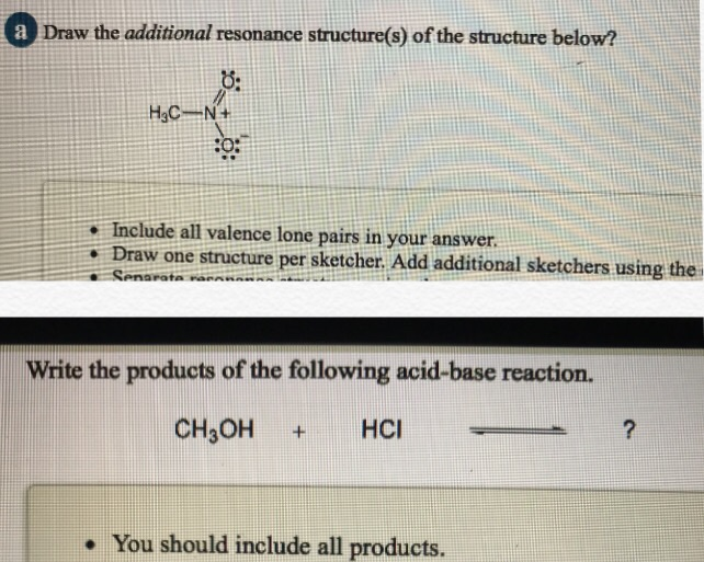 Solved a Draw the additional resonance structure(s) of the | Chegg.com