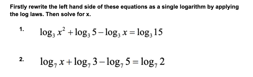 Solved Firstly rewrite the left hand side of these equations | Chegg.com