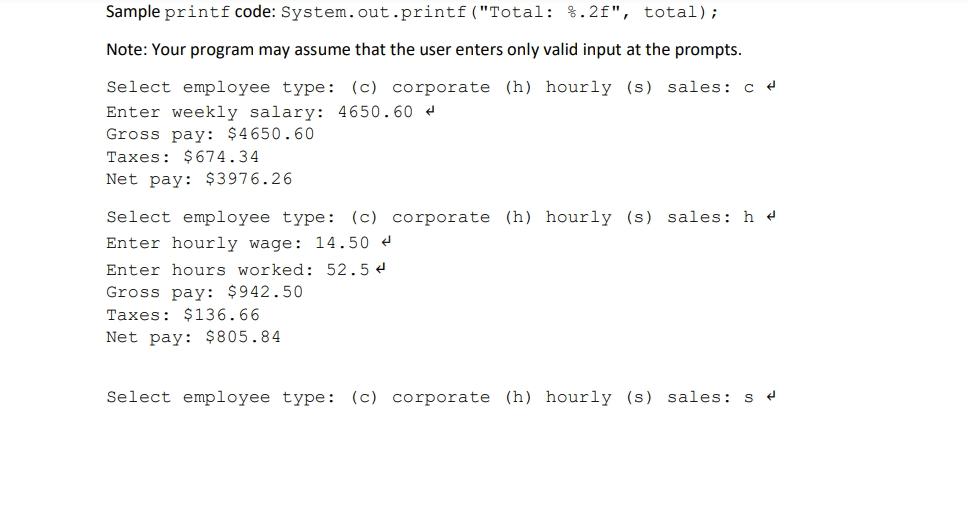 Solved Create a file named Salary.java (remember the class | Chegg.com