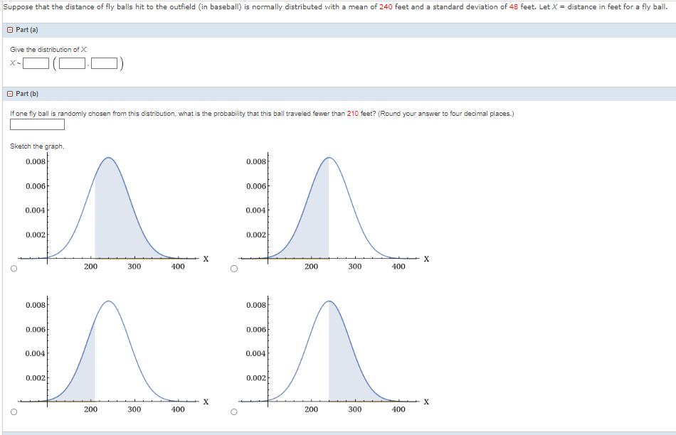 Solved Part (a) Give the distribution of X If one fiv ball | Chegg.com