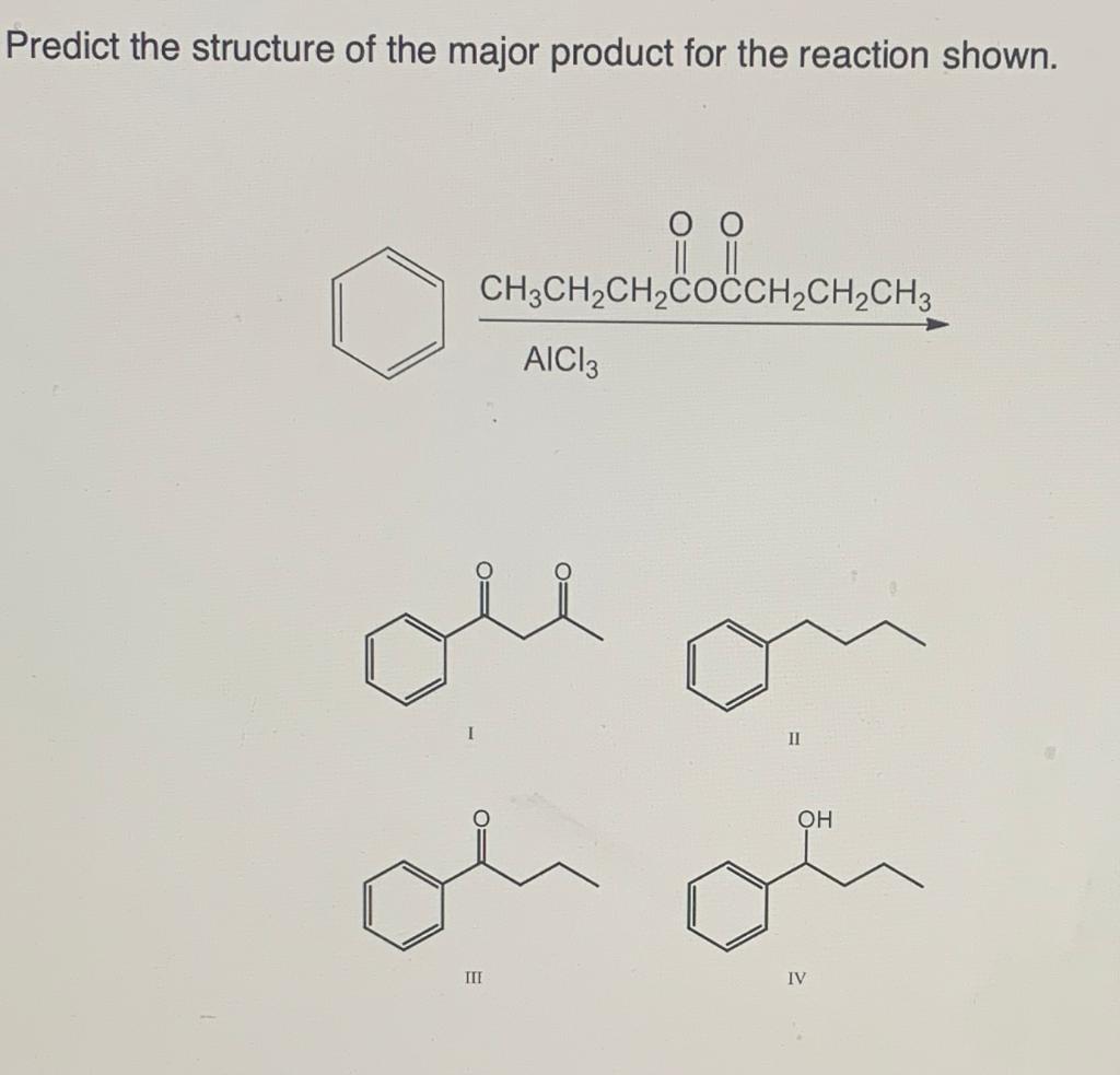 Solved Predict the structure of the major product for the | Chegg.com
