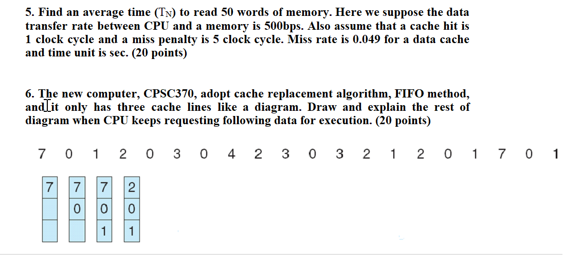 Solved 4. As seen the figure, there are a memory block and | Chegg.com