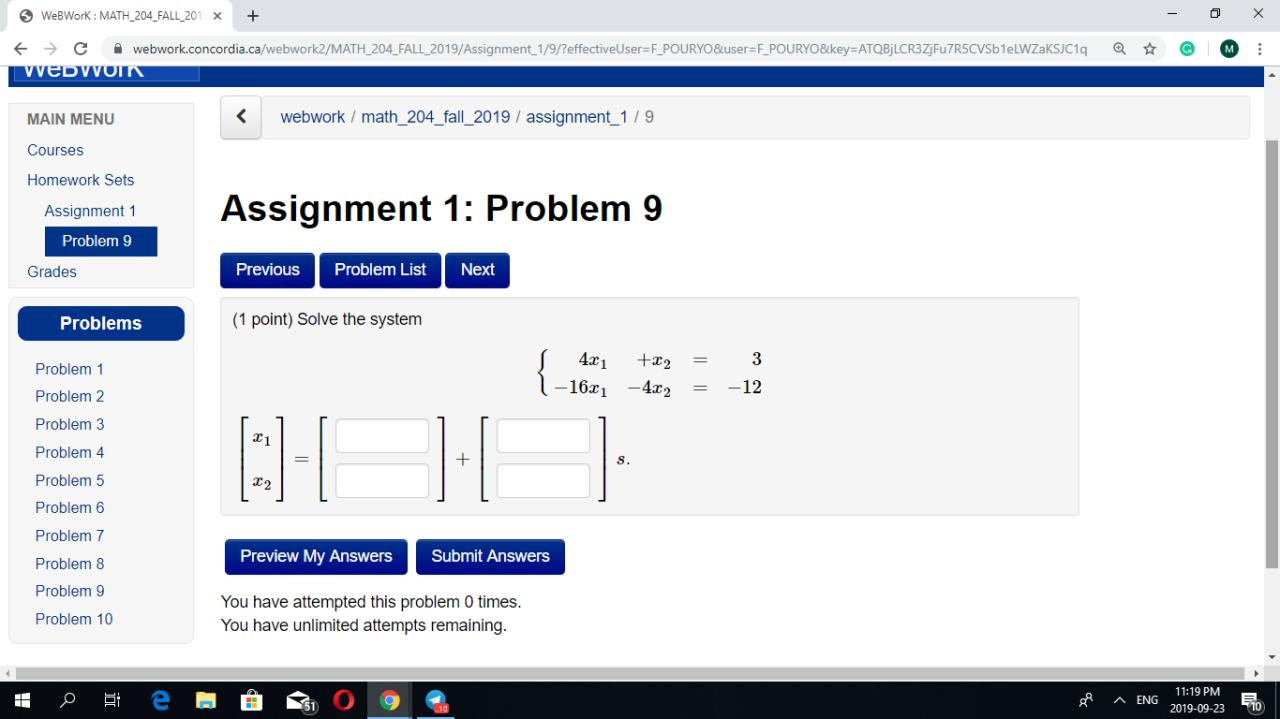 Solved WebWork: MATH_204_FALL_20 X + - 0 X @ Ⓡ M € → C | Chegg.com Solved WebWork: MATH_204_FALL_20 X + - 0 X @ Ⓡ M € → C | Chegg.com