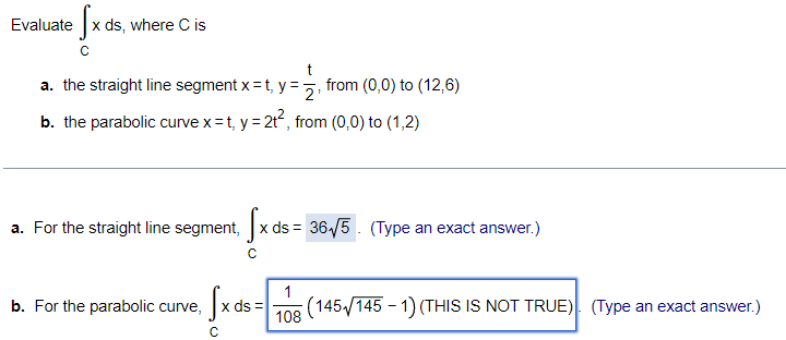 Solved Evaluate ∫Cxds, where C is a. the straight line | Chegg.com