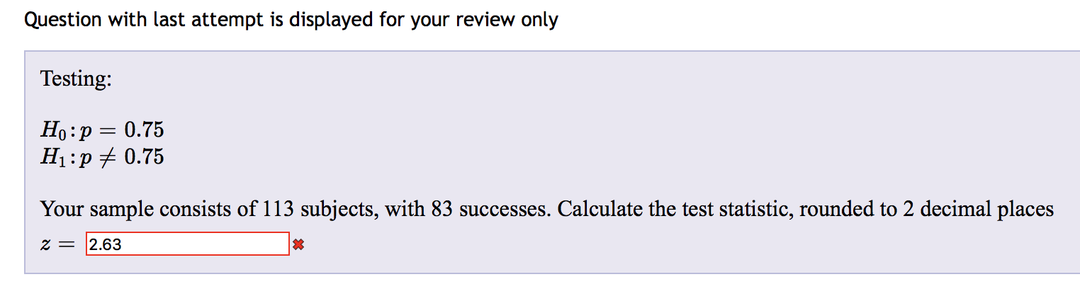 Solved Question with last attempt is displayed for your | Chegg.com