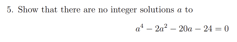 Solved code class="asciimath">Show that there are no integer | Chegg.com