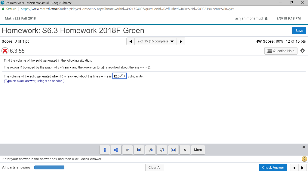 Solved Do Homework - ashjan mohamud- Google Chrome 을 Secure | Chegg.com