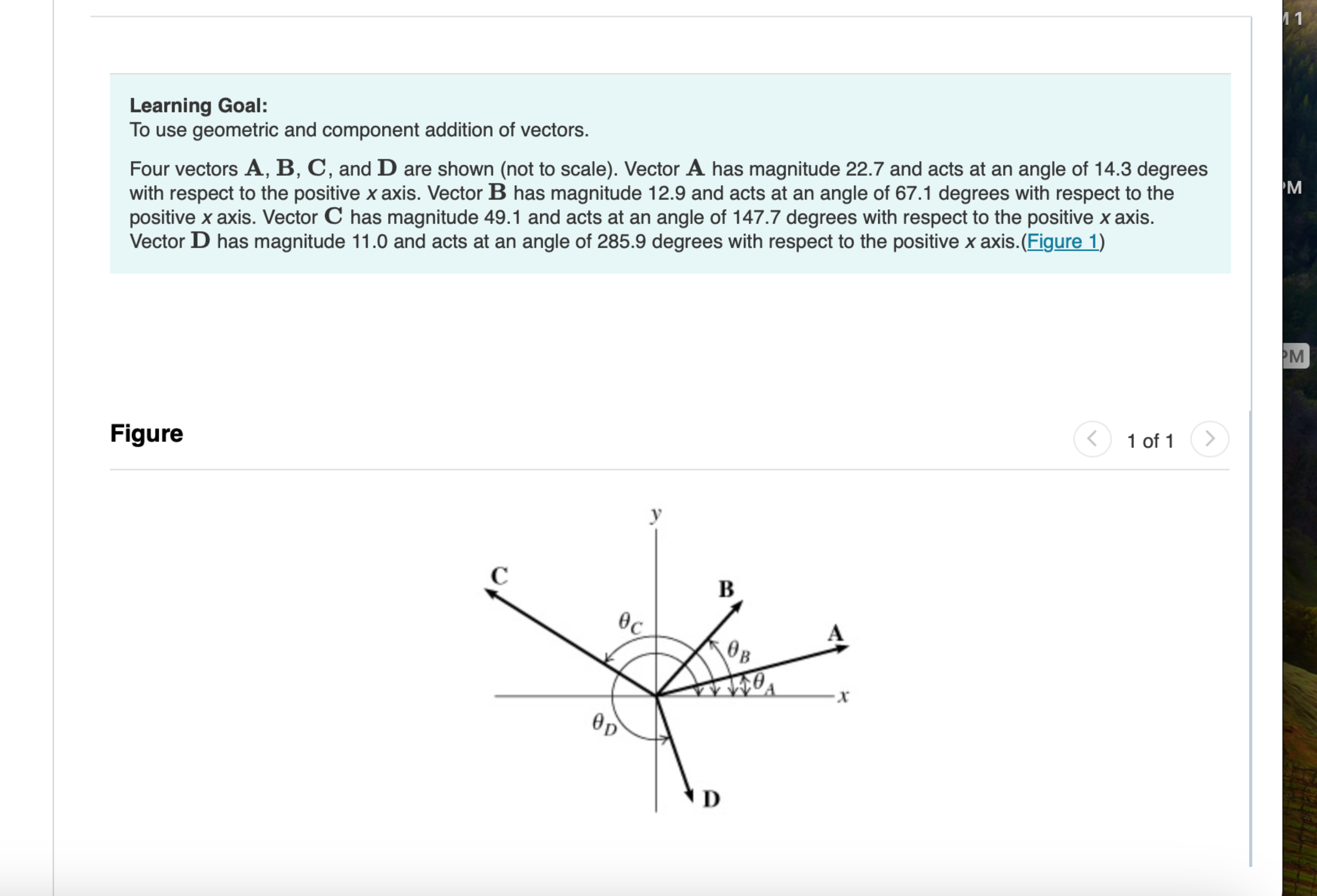 Solved Part B What is the resultant vector, R , ﻿obtained | Chegg.com