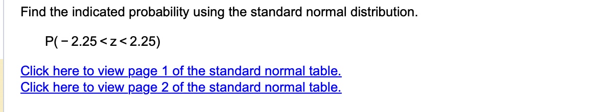 Solved Find the indicated probability using the standard | Chegg.com