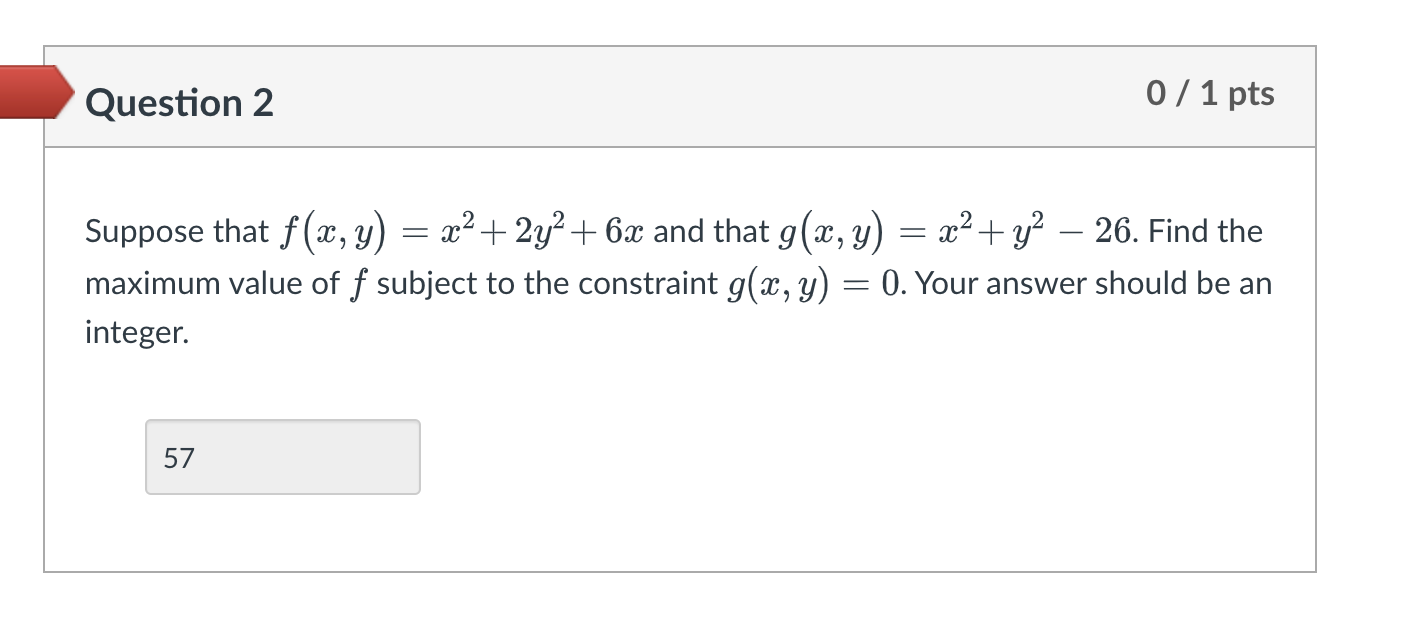 Solved Suppose that f(x,y)=x2+2y2+6x and that | Chegg.com